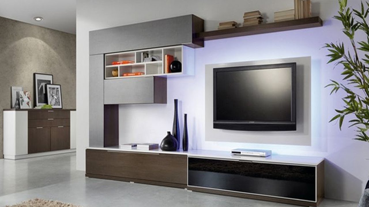 Unique LCD Wall Units Designs