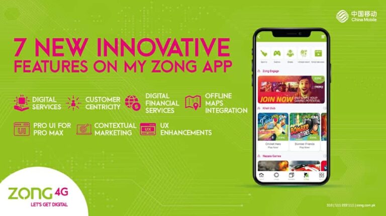 Zong 4G Elevates Digital Experience with MZA Sprint Launch on My Zong App
