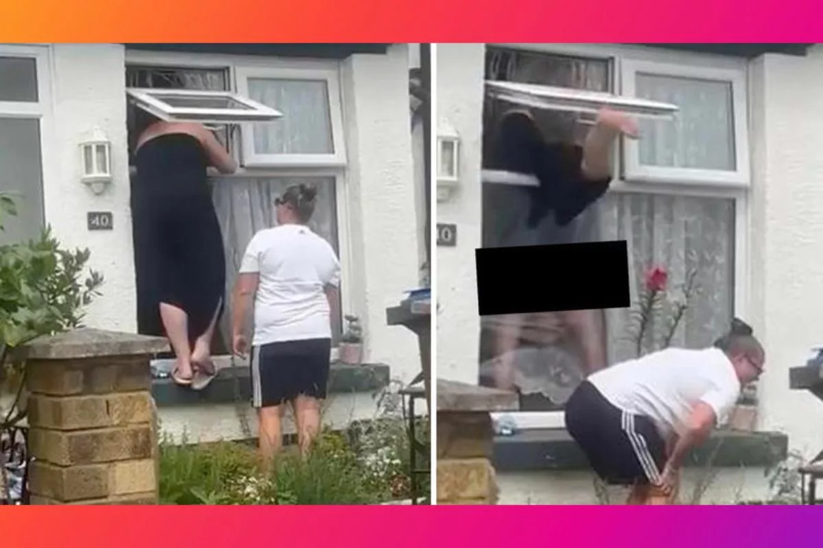 Lisa Rowland ‘Woman Climbing Through Window’ Video Viral on Twitter and ...