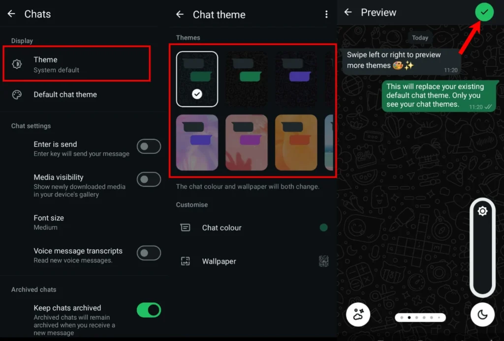 How to Change Your WhatsApp Chats Themes and Wallpapers