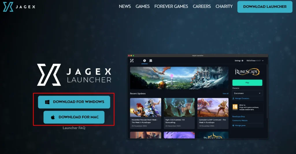How to Download and Set Up Jagex Launcher on Windows and Mac