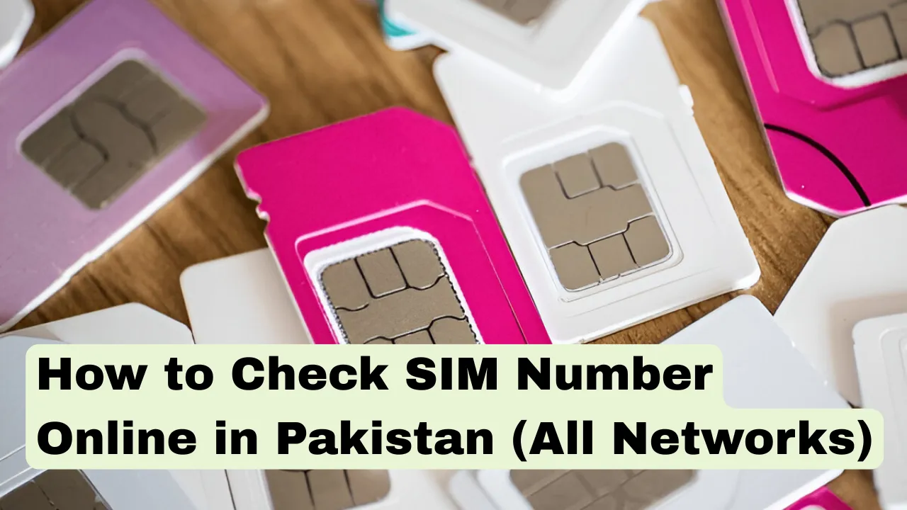 How to Check SIM Number Online in Pakistan (All Networks)