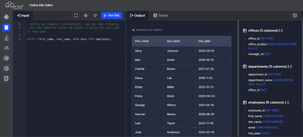 10 Best Online SQL Compilers & Editors for Practice (Free Tools)
